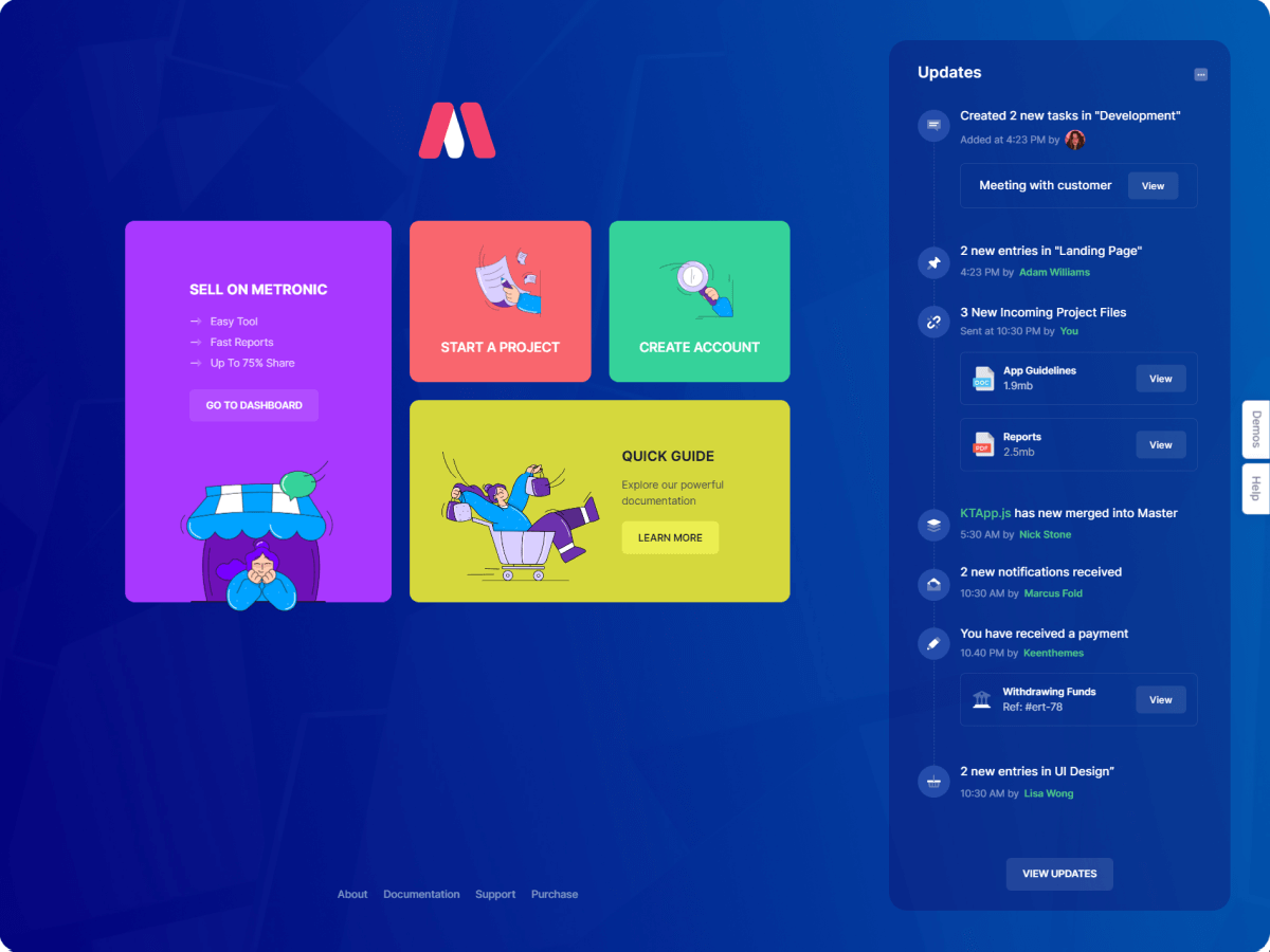 Metronic The Worlds 1 Selling Bootstrap Admin Theme Ecosystem For Html Vue React Angular